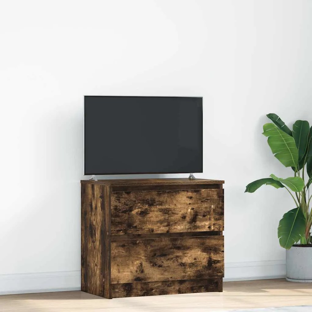 TV skříňka kouřový dub 60x35x54 cm kompozitní dřevo