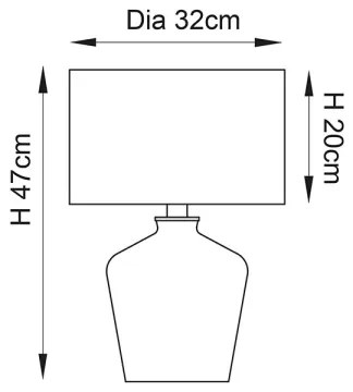 Endon 61198 - Stolní lampa WALDORF 1xE27/10W/230V lesklý chrom/bílá