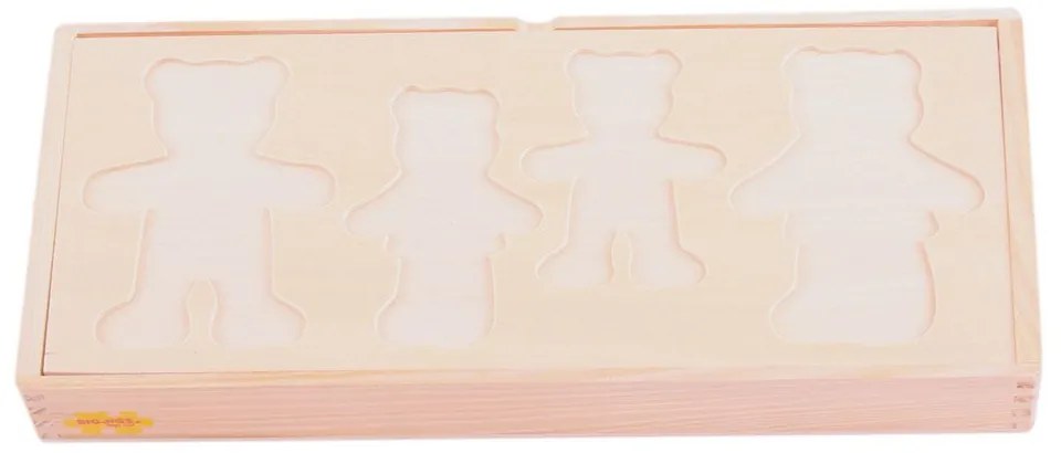 Bigjigs Toys Oblékací puzzle Medvědí rodinka