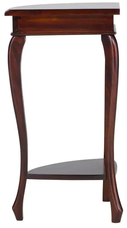 furniture-nabytek.cz - Masivní rohový toaletní stolek Camford z mahagonu, lakovaný, hnědý
