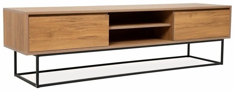 Designový TV stolek Barney 180 cm vzor ořech
