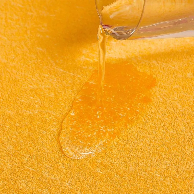 Nepropustné prostěradlo FROTÉ meruňkové 90 x 200 cm