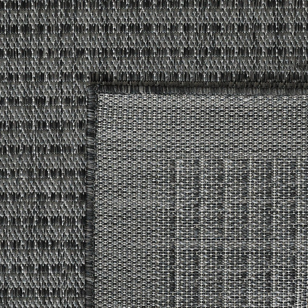 Ayyildiz, Kusový koberec Giza 1410 Black, 240x340, černá, chodba / předsíň