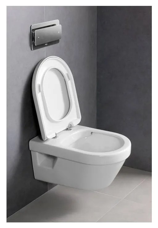 Villeroy & Boch Villeroy &amp; Boch ARCHITECTURA - WC mísa bezrámová, 530x370 mm, závěsný model, DirectFlush, bílá alpin 5684R001