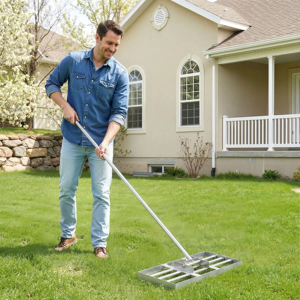 Srovnávač trávníku Wiltec – 25 × 50 × 2,8 cm (64382)