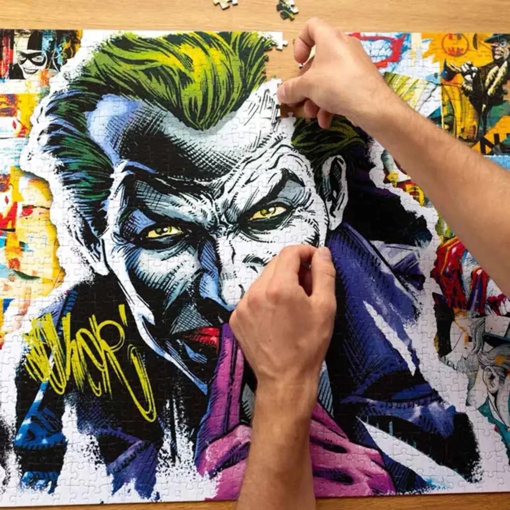 TREFL PUZZLE PREMIUM Batman Villains: Joker 68x48cm 1000 dílků tr10836