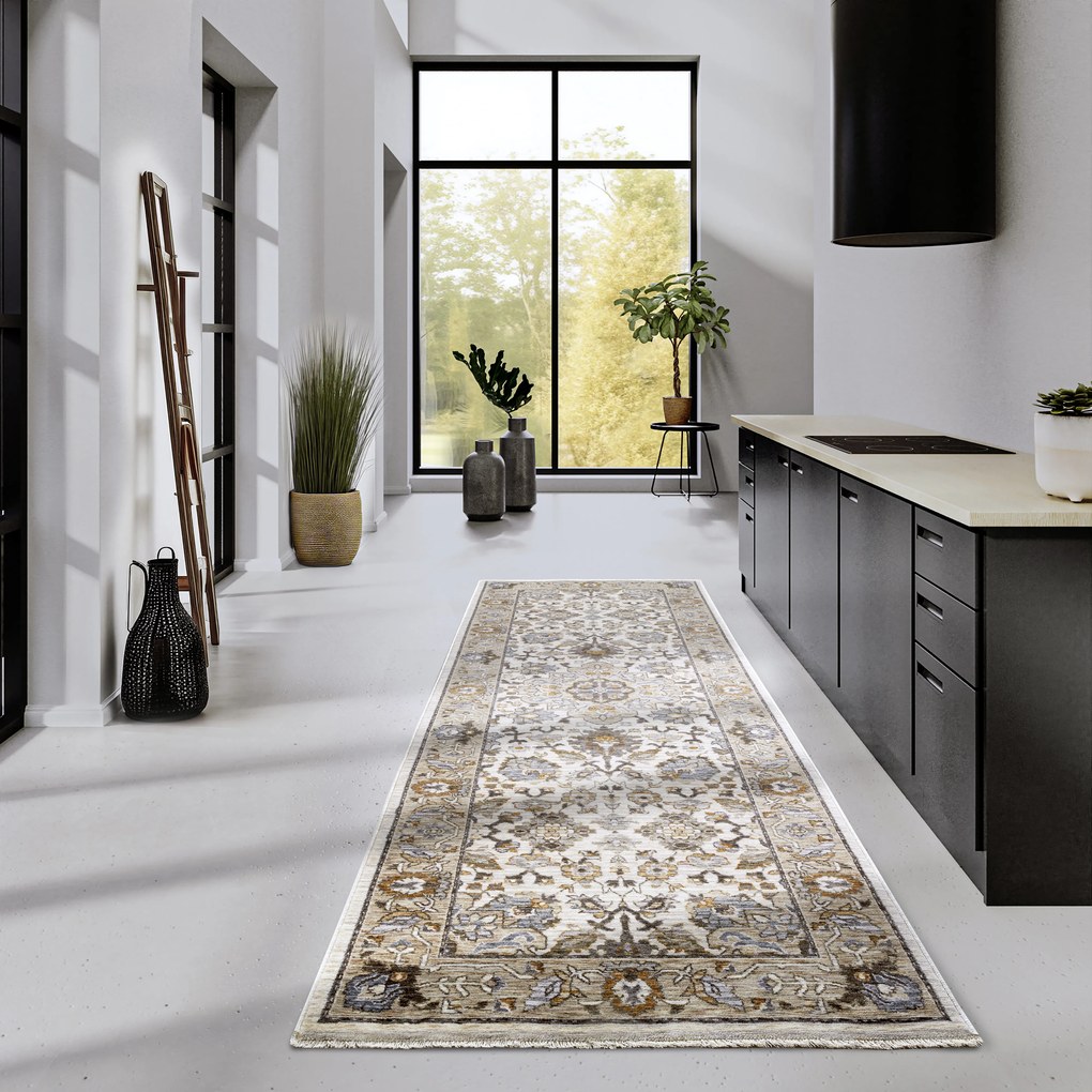 Villeroy & Boch, Běhoun Villeroy & Boch 106136 Cream, Multi, 80x190, béžová, ložnice