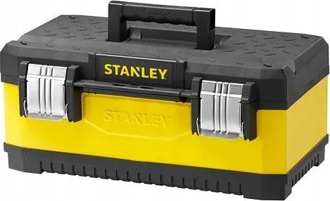 Stanley 1-95-612 kovoplastový box na nářadí 20", žlutý, nerezové přezky, uz