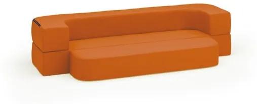 Dětská molitanová rozkládací sedací souprava SOFTY, oranžová