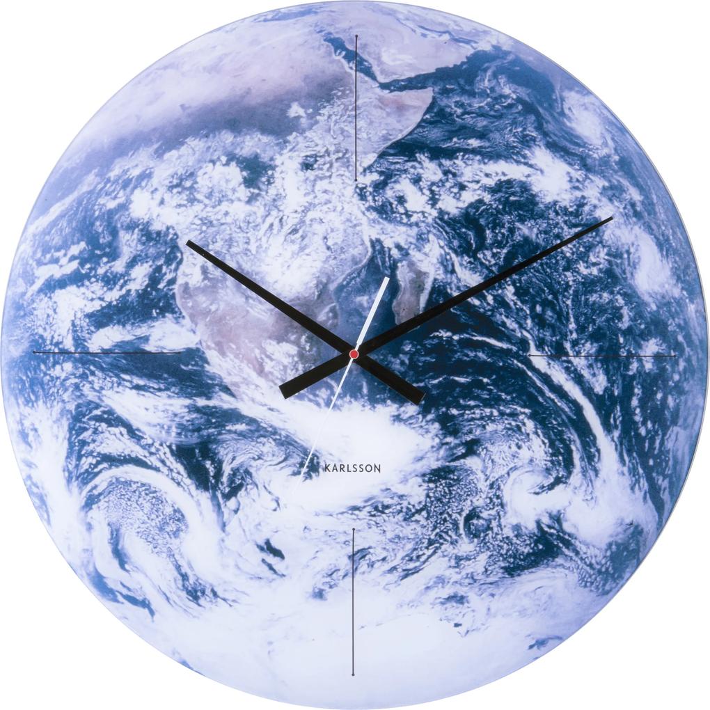 Nástěnné hodiny Earth
