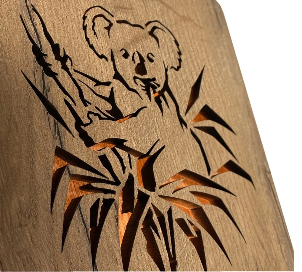 Li-Go "Koala" lampa 19x19cm provedení povrchu: dub světlý