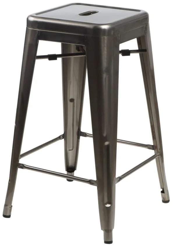 Barová stolička Paris 66cm metalická
