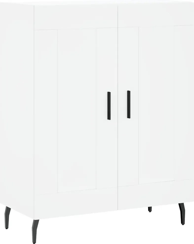 Skříň highboard bílá 69,5 x 34 x 180 cm kompozitní dřevo 3199697