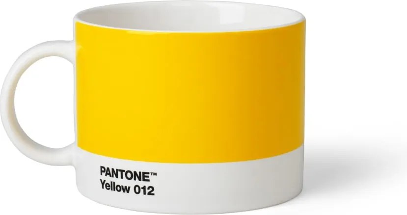 Žlutý porcelánový hrnek 475 ml Yellow 012 – Pantone