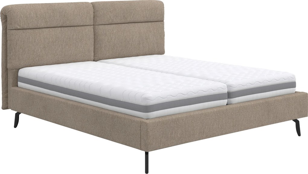 XXXLutz ČALOUNĚNÁ POSTEL, 180/200 cm, béžová Esposa - Postele s úložným prostorem - 000840006701
