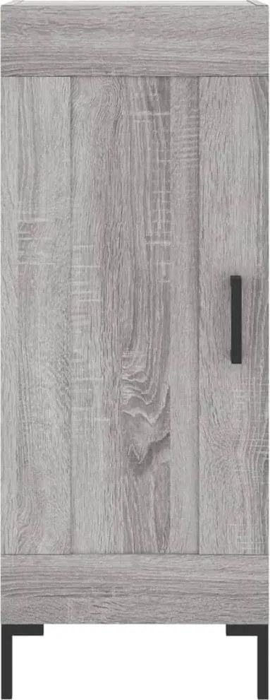 Skříň highboard šedá sonoma 34,5 x 34 x 180 cm kompozitní dřevo 3200455