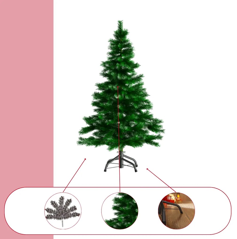Jurhan Umělý vánoční stromeček RUDOLPH, 150cm, zelená