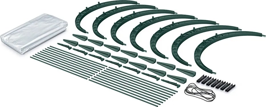 Zahradní fóliový tunel FLEN TUNNS 360 cm zelený