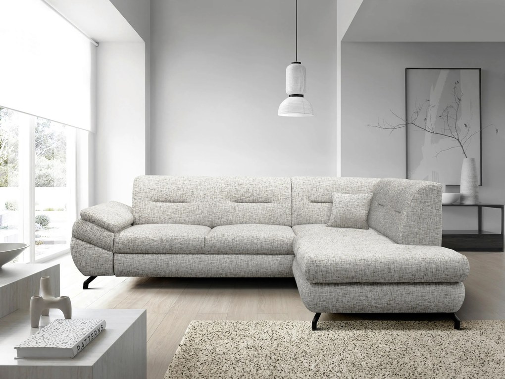 XXXLutz ROHOVÁ SEDAČKA, textil, béžová MID.YOU - Sedací soupravy - 001574006902