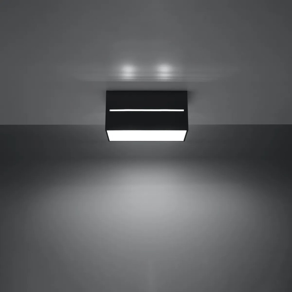 Sollux Lighting Stropní svítidlo LOBO 2 černé