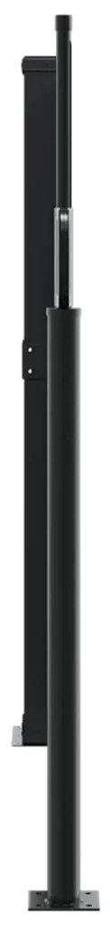 Zatahovací boční markýza antracitová 140 x 1 000 cm,  4004718