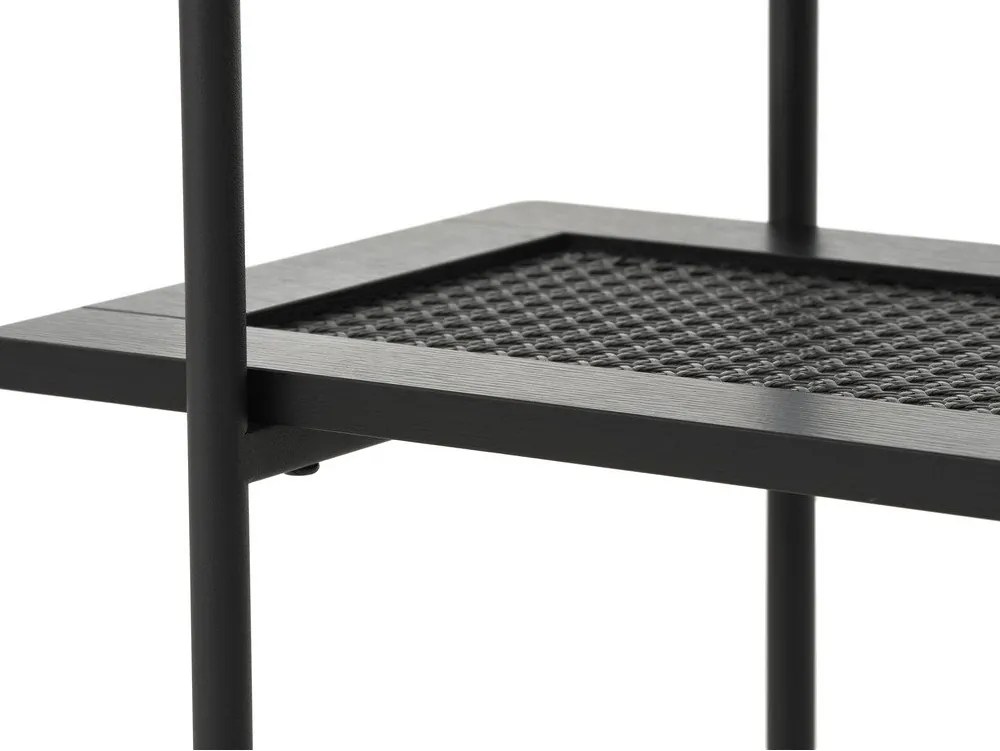 Černý konzolový stolek 37x100 cm Pensacola – Unique Furniture
