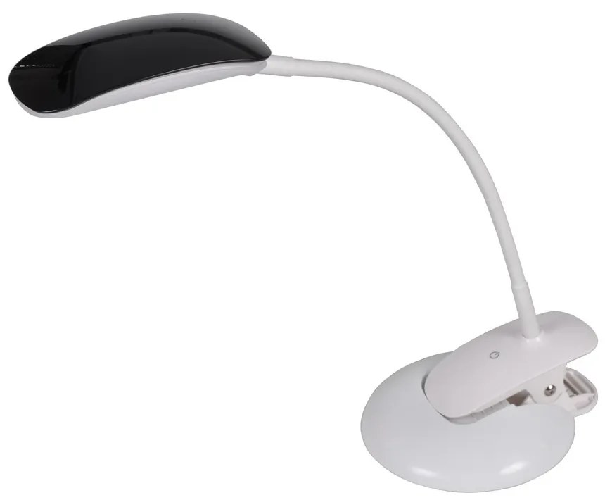Stolní LED lampička 2v1  - podstavec i clip 5W, bílá