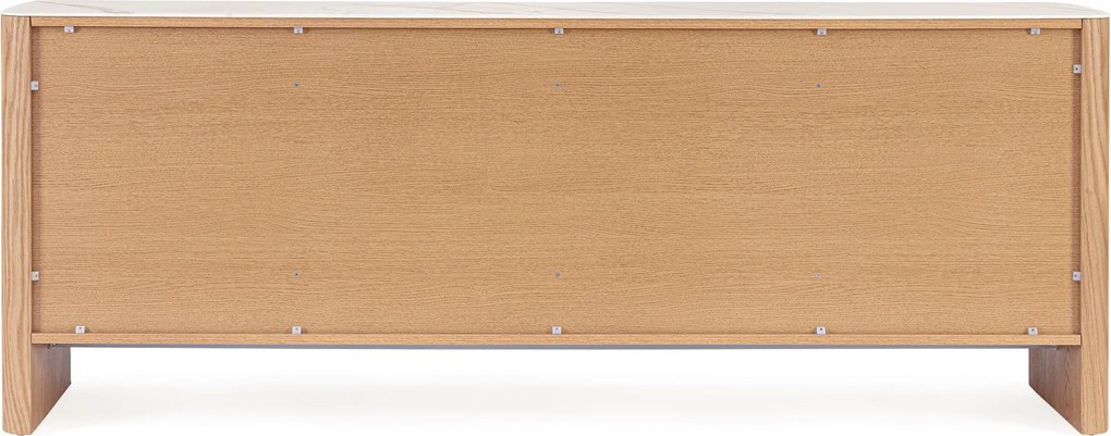 BIZZOTTO Komoda GAVRIEL dubová 208x80 cm 8051836840843
