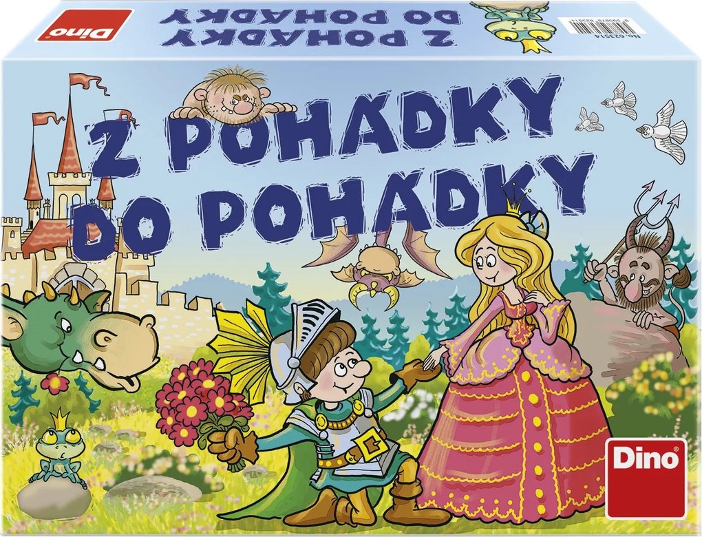 Společenská hra dino z pohádky do pohádky