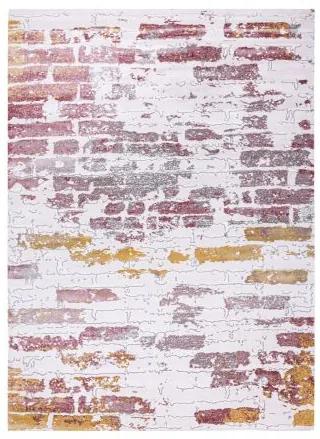 koberec AKRYL DIZAYN 125/5057 růžový velikost 80x300 cm | krásné koberce cz