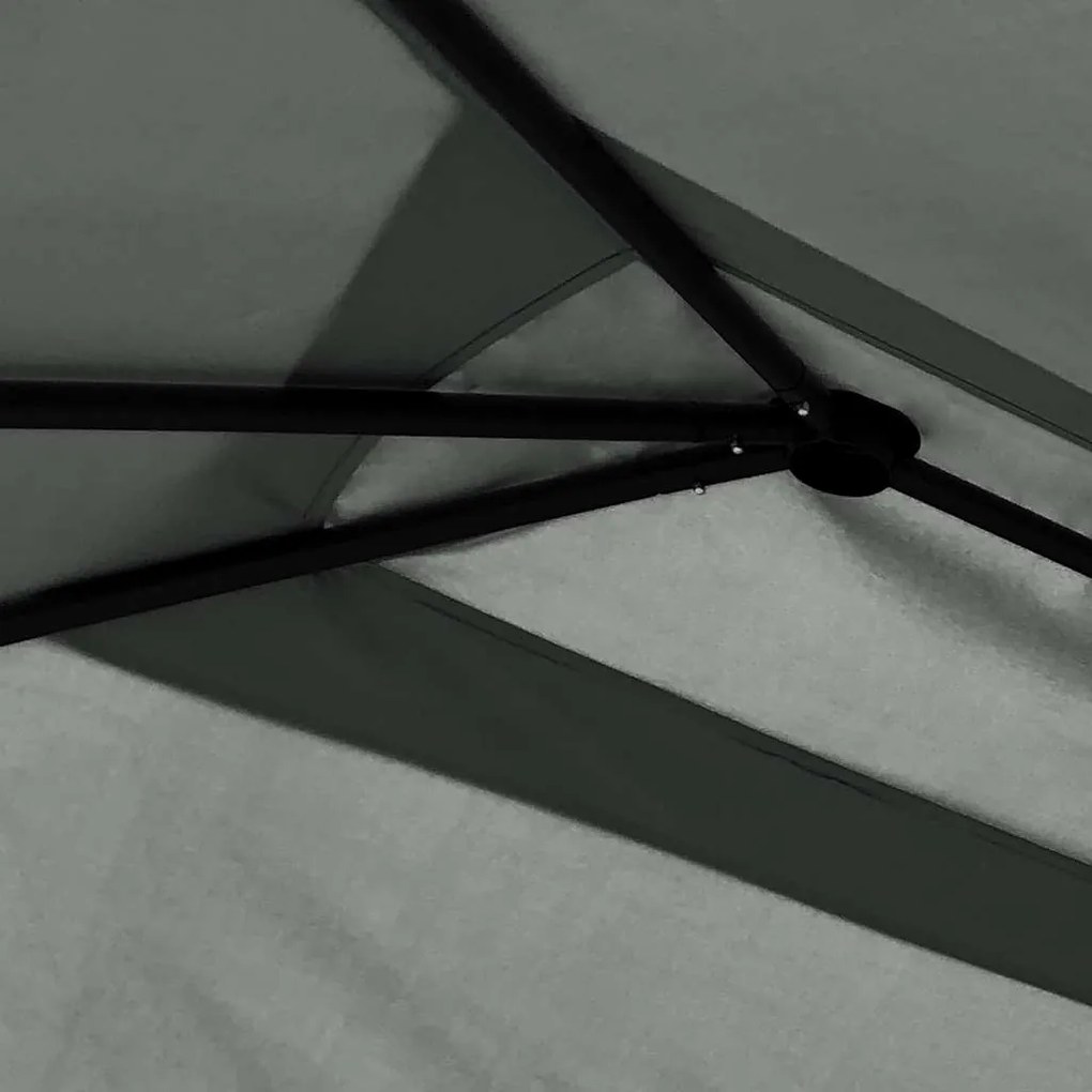 Altán 3 x 4 x 2,6 m antracitový 160 g/m² 313616