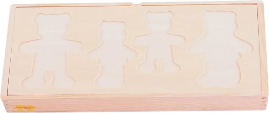 Oblékací puzzle BEAR FAMILY vícebarevné