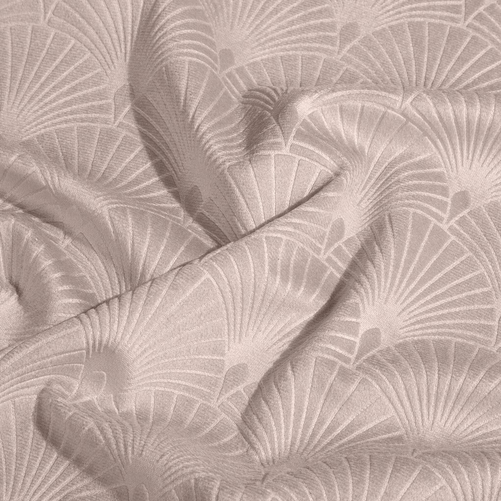 ZATEMŇOVACÍ ZÁVĚS NA KROUŽCÍCH JULIA 140X250 CM PÚDROVĚ RŮŽOVÁ