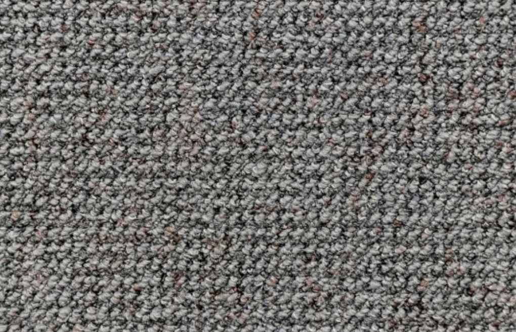 BALTA Metrážový koberec RE-TWEED 39 tmavě šedý BARVA: Šedá, ŠÍŘKA: 4 m, DRUH: smyčka