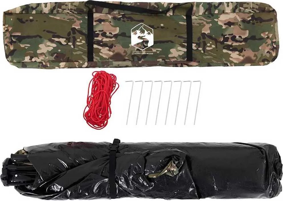 vidaXL Rybářský stan pro 4 osoby rychloupínací [4005327] Barva: Maskáčová