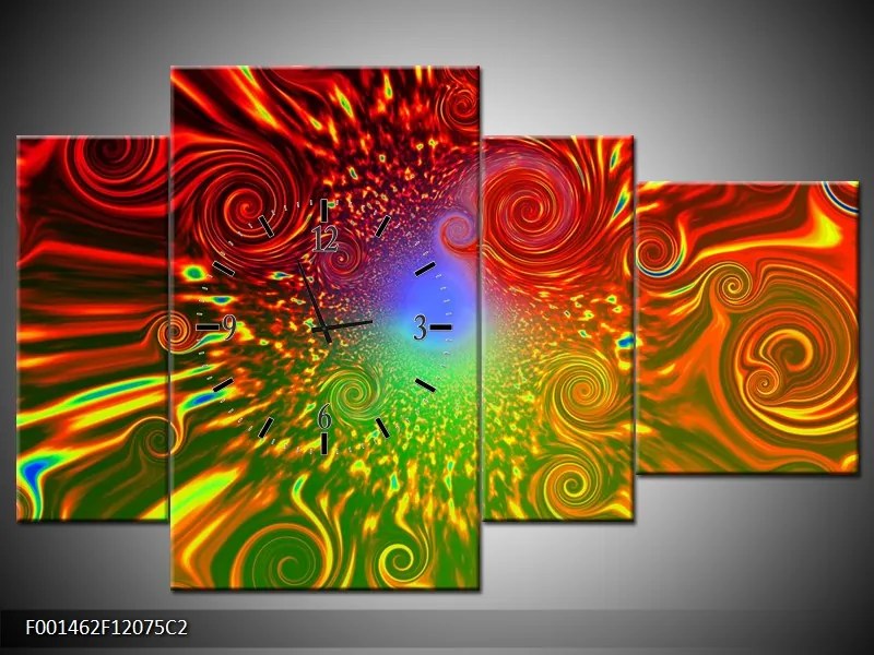 Abstraktní obraz - barevných víru (120x75 cm), 40 dalších rozměrů