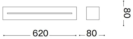 Ideal Lux - Nástěnné svítidlo 4xE14/40W/230V