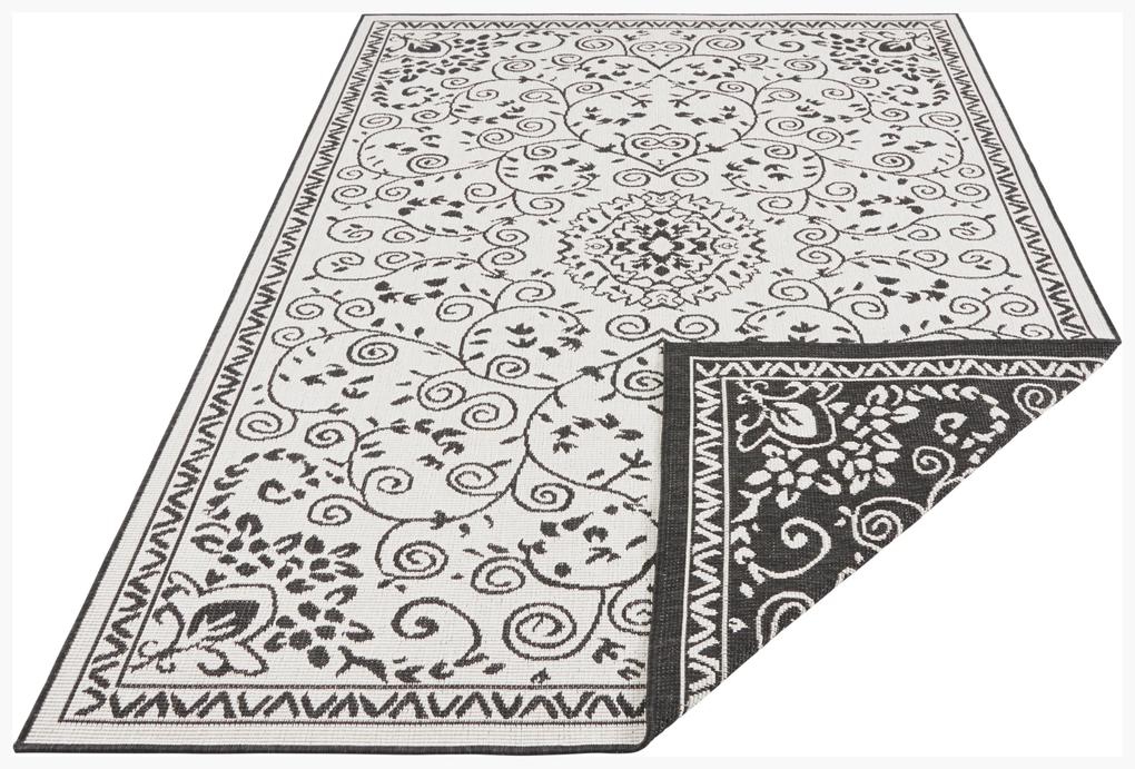 NORTHRUGS - Hanse Home koberce Kusový koberec Twin Supreme 103864 Black/Cream ROZMĚR: 160x230