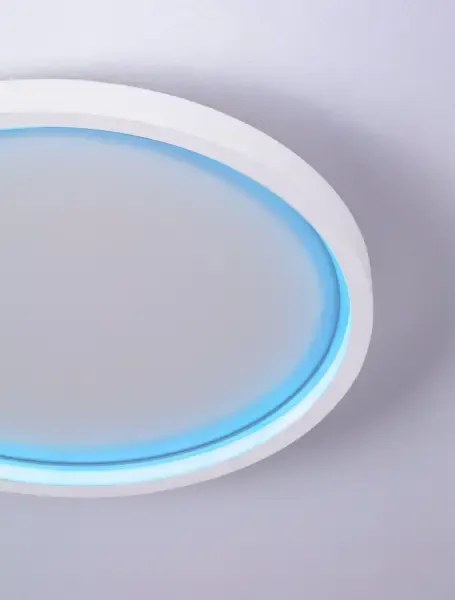 Moderní stropní svítidlo Chet RGB 39 s dálkovým ovládáním