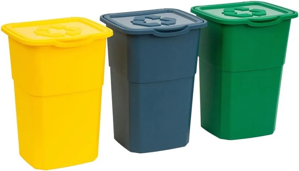 Dea Home Koše na tříděný odpad Eco 3x50l