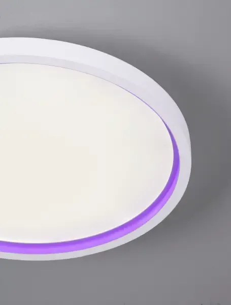 Moderní stropní svítidlo Chet RGB 39 s dálkovým ovládáním