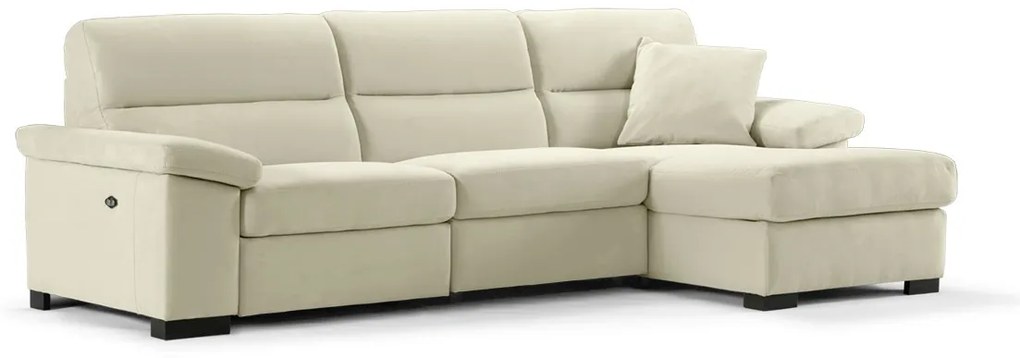 Pregio Italia sofa&relax Velká rohová pohovka SHINE Provedení: 3 + R + 2, Vzorník látek: tekno fibra 06 light grey