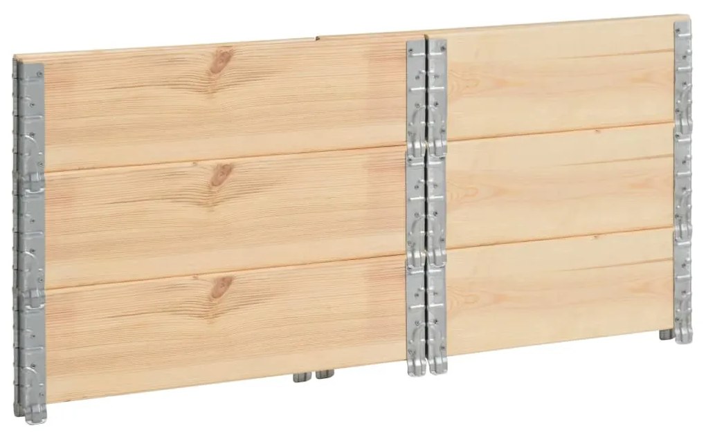 Vyvýšené záhony 3 ks 60 x 80 cm masivní borové dřevo,  3055161