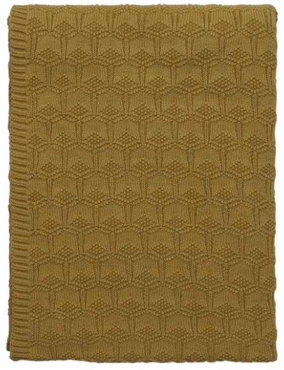 Södahl Pléd 130x170 Deco knit Golden Sand