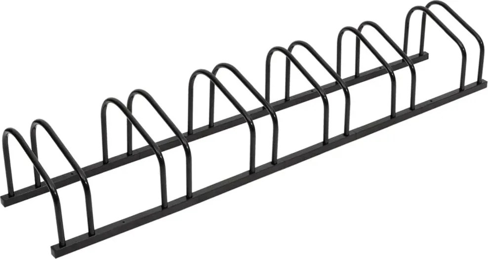 vidaXL Stojan na kola pro 6 kol ocel [154421] Barva: Stříbrná