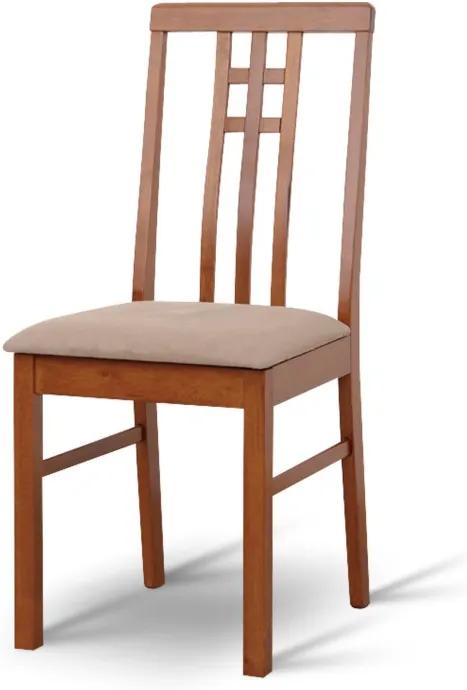 Židle v jednoduchém moderním provedení hnědá SILAS