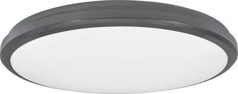 NV 9521001 Venkovní stropní svítidlo TOMMY tmavě šedý ABS a akrylový difuzor LED 25W 3000K 220-240V 85st. IP54 - NOVA LUCE