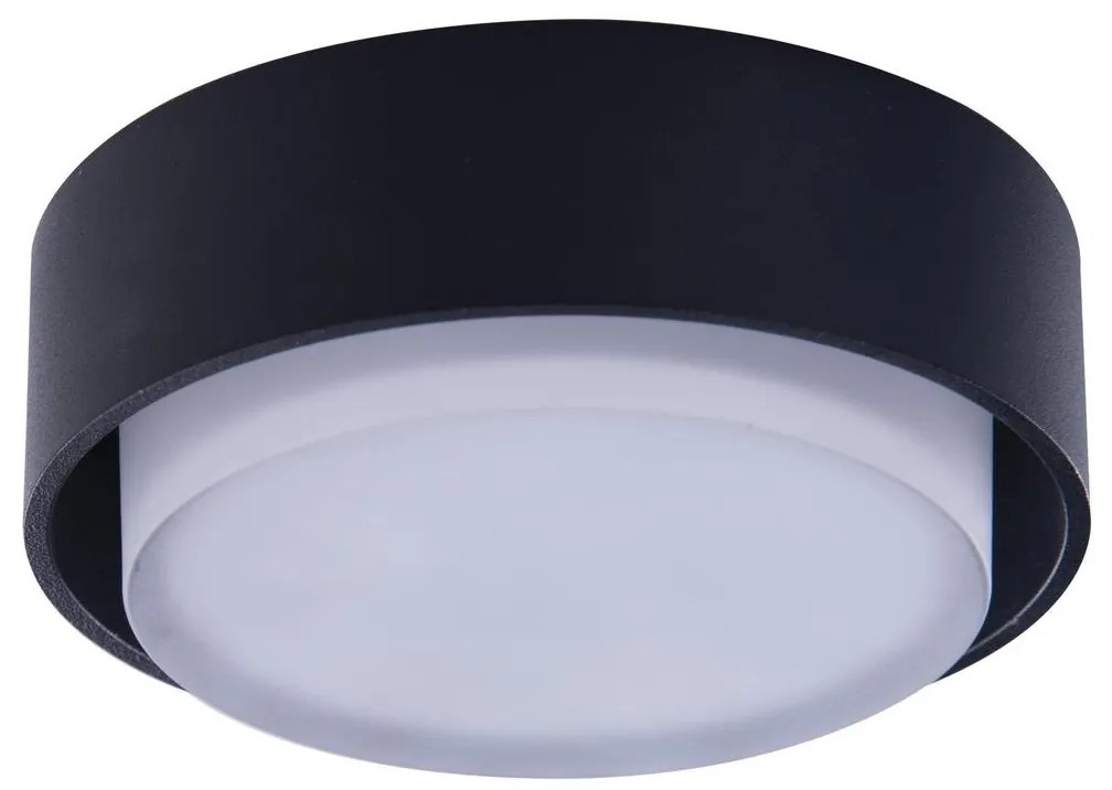 Azzardo Azzardo AZ4389 - LED Koupelnové podhledové svítidlo KASTORIA 7W/230V IP44 černá AZ4389