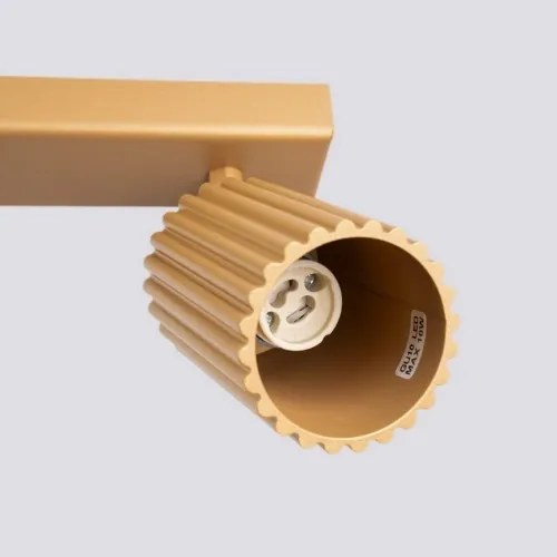 Stropní svítidlo SOLLUX KARBON 3L zlaté GU10 3x10W bez žárovek SL.1562