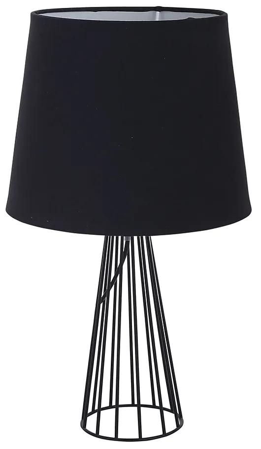 Černá stolní lampa, 23x40 cm, Altom